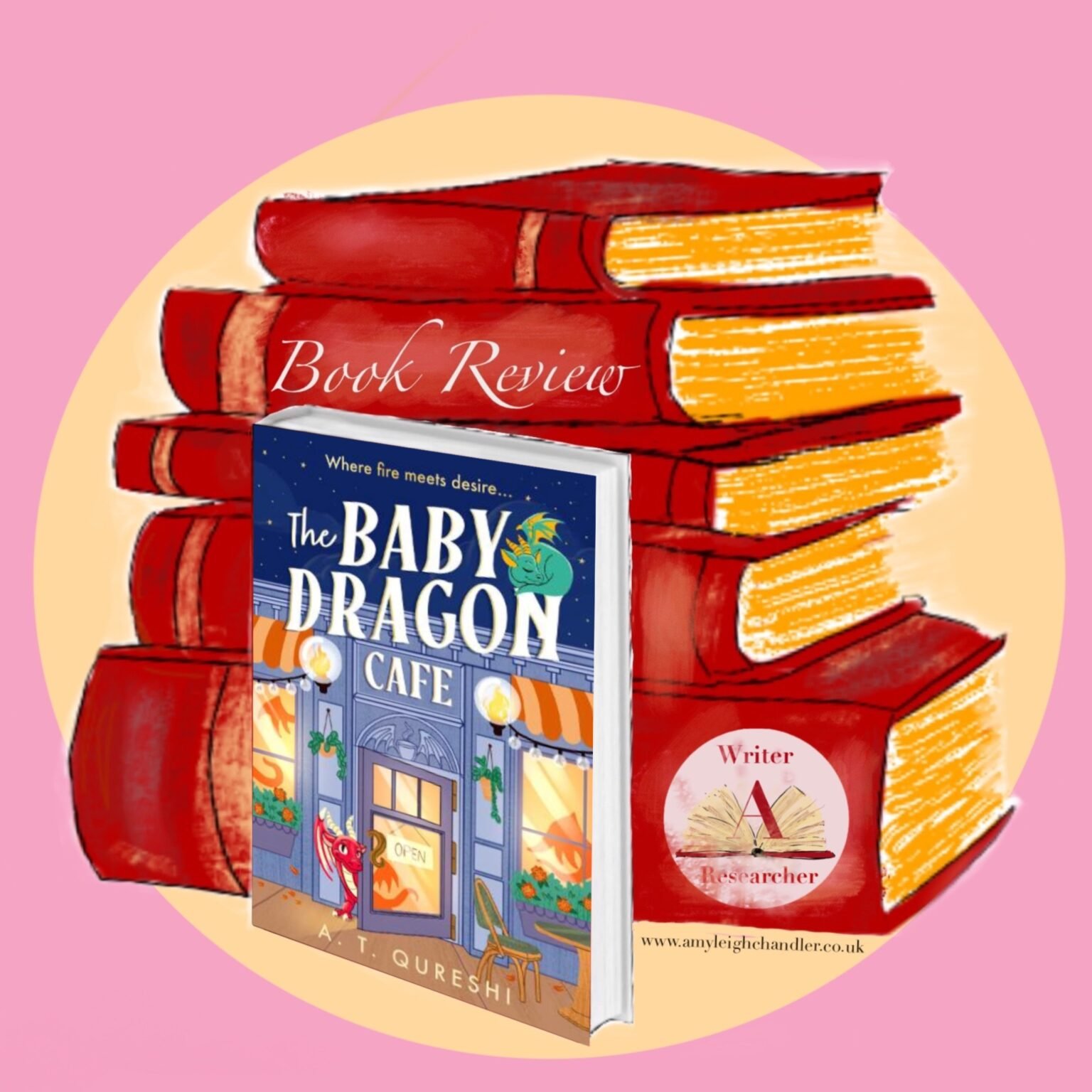Book review: The baby dragon cafe by A. T Qureshi - amyleighchandler